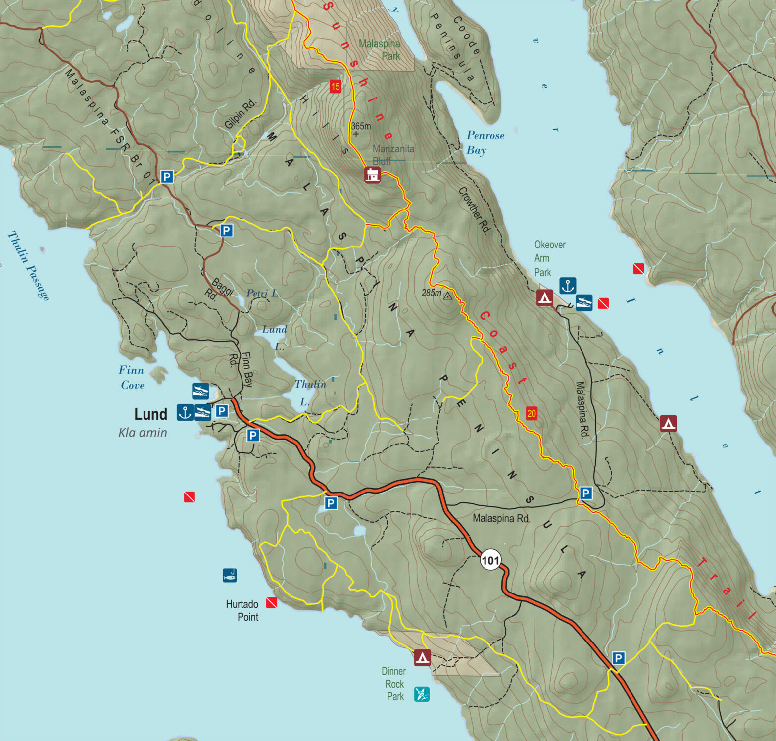 Maps — Sunshine Coast Trail